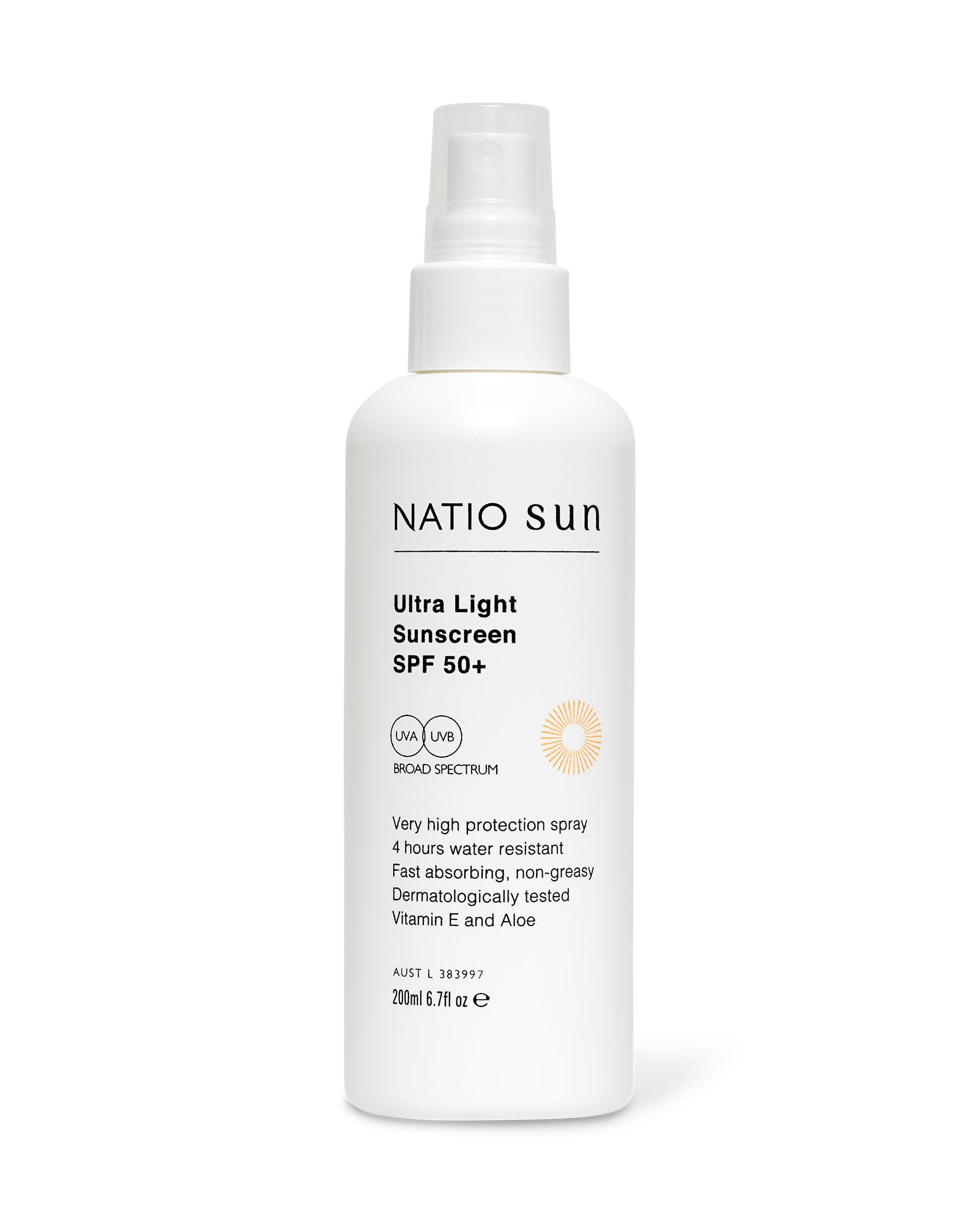 Ultra Light Sunscreen SPF 50+